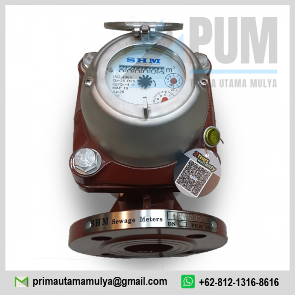 SHM SEWAGE METER 2½ INCH DN65 - FLOW METER LIMBAH SHM - 2,5" (65mm ...
